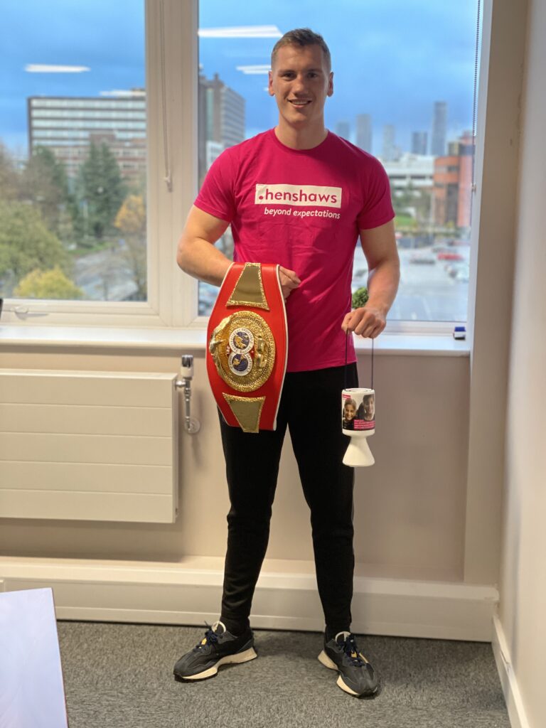 Jack Massey joins the ring for Henshaws - Henshaws