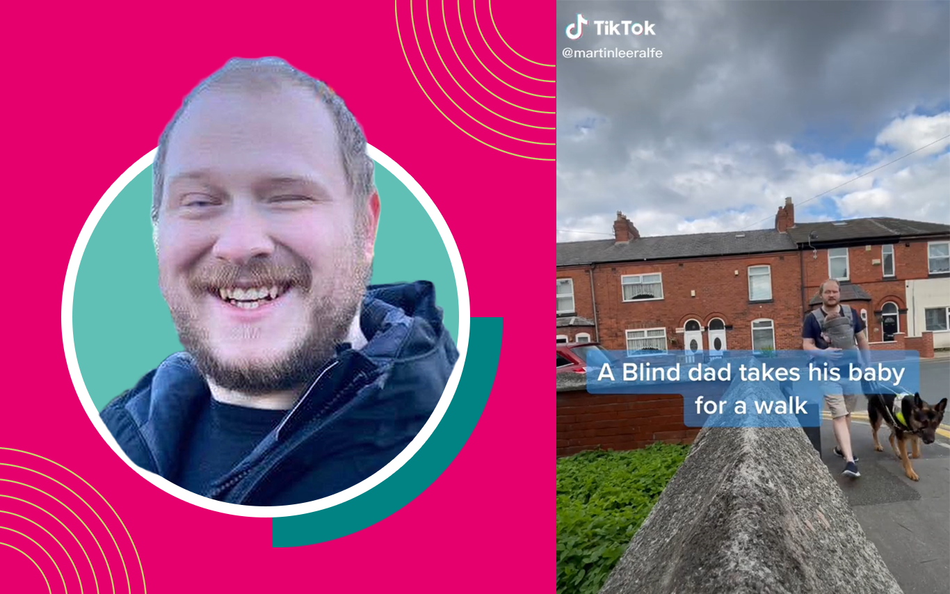 Taking my baby for a walk as a blind Dad - Henshaws